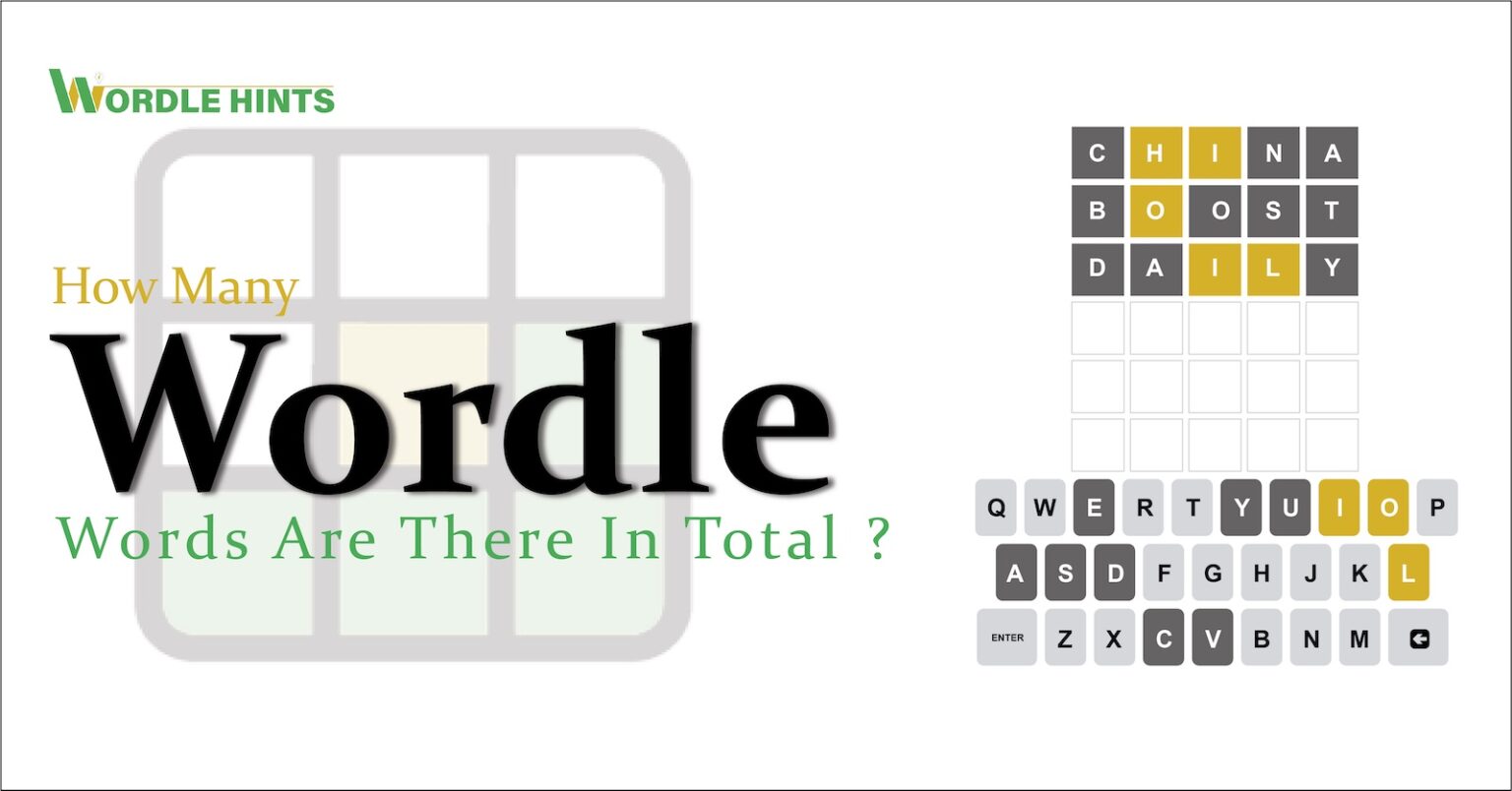 How Many Wordle Words Are There In Total? | Wordle Hints
